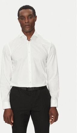 HUGO BOSS Hemd Kason 50482056 Weiß Slim Fit
