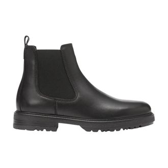 Marc O'Polo Stylische schwarze Chelsea Boots aus Leder - - Shoes - Herren - Schwarzk - 42 EU