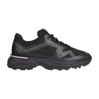 Tommy Hilfiger Runner Tech Knit Sneakers - - Shoes - Herren - Schwarzk - 41 EU