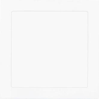 Eglo LED-Einbauspotleuchte Fueva 1 aus Metallguss in weiss Durchmesser 22,50cm, Chrom, Integriert, 16.5 W