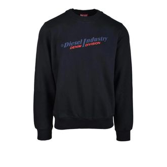 Diesel Baumwollstrickpullover - - Sweatshirts & Hoodies - Herren - Schwarzk - L