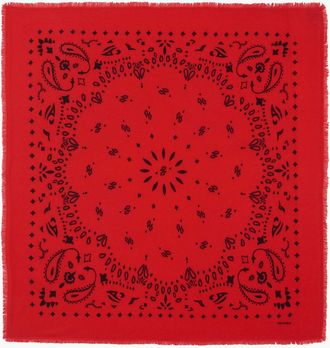 Kujten Grand bandana cachemire imprim&eacute; - Grand Bandana Hachiko