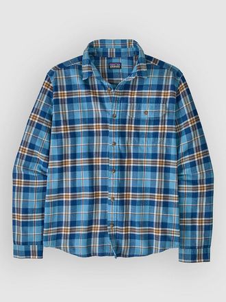 Patagonia LW Fjord Flannel Hemd shore blue