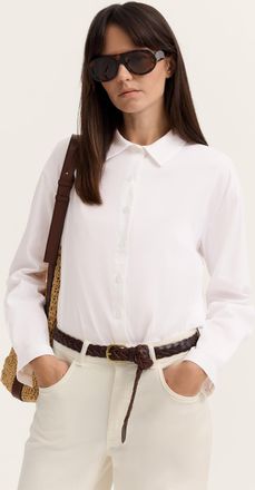 Bugatti Damen Bluse in A-Linie aus elastischer Baumwollmischung