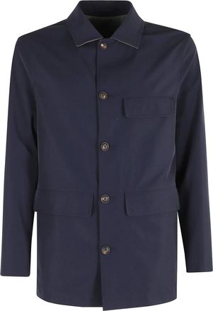 Kired Kired, Homme, Vestes, Bleu, Taille: XL Veste r&eacute;versible &agrave; poches &agrave; rabat