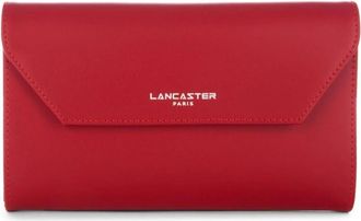 Lancaster Glatte Compagnon Geldb&ouml;rse mit Rei&szlig;verschluss und Klappe - - Accessories - unisex - Rot - ONE SIZE