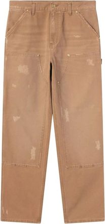 Carhartt Work in Progress Homme, Pantalons, Brun, Taille: W32 Double Knee Pant