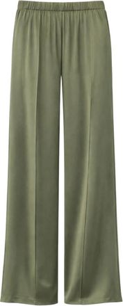 Semicouture Femme, Pantalons, Vert, Taille: 38 FR Wide Pantalons