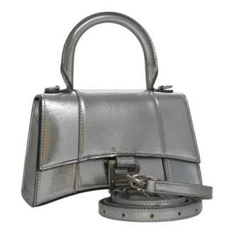 Balenciaga Pre-owned Cuir sacs-main - Femme - Pre-owned - Gris - Taille: ONE Size