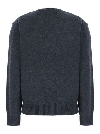 Dunst Wool and Cashmere Blend V-Neck Sweater - Gray