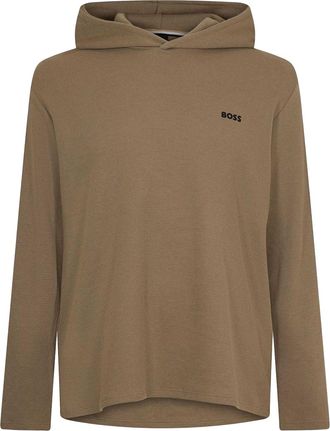 HUGO BOSS Hoodie zum &Uuml;berziehen f&uuml;r Herren, Waffelstrick (Braun)