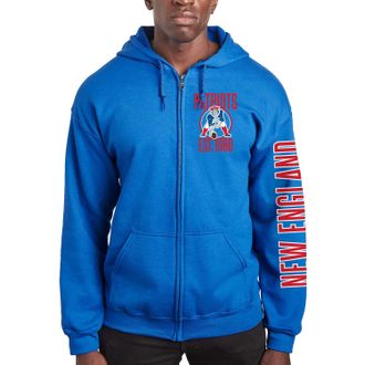 Junk Food x NFL - MVP Zip Hoodie - Uni Erwachsene Kapuzen-Sweatshirt f&uuml;r Damen und Herren - Offiziell lizenzierte NFL Bekleidung