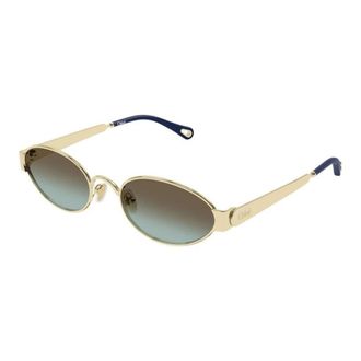 Chlo&eacute; Runde Sonnenbrille - - Accessories - Damen - Gelb - 54 MM