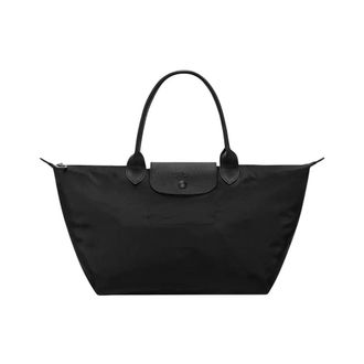 Longchamp Femme, Sacs, Noir, Taille: ONE Size Le Pliage One Sac fourre-tout L Toile