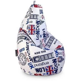 Happers Pouf Poire Similicuir London Happers XXL