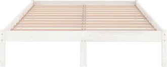 Generic Kleines Einzelbettgestell aus Massivem Kiefernholz - Stabile Sperrholzlatten, Ideal f&uuml;r Schlafzimmer (140 x 190 cm)