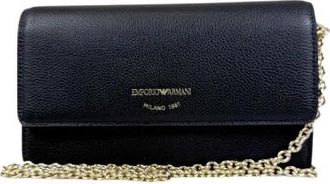 Emporio Armani Femme, Sacs, Noir, Taille: ONE Size Vivienne Wallet on Chain