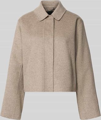 HUGO BOSS Boxy Fit Wolljacke mit verdeckter Knopfleiste Modell CAFETA