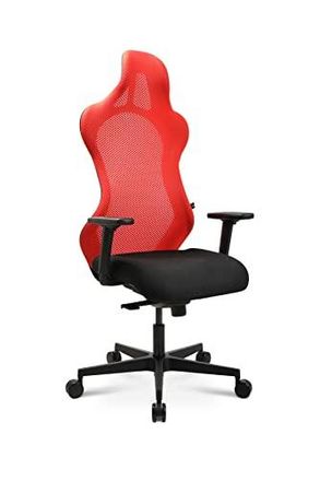 Topstar Topstar Bürostuhl Gamingstuhl Sitness RS Sport inkl. Armlehnen schwarz/schwarz neonrot