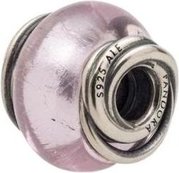 Pandora Murano-Glas-Charm mit Silberrahmen - - Accessories - Damen - Rosa - ONE SIZE