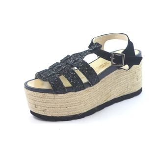 Espadrilles Glitzer Schwarze Spinne - - Shoes - Damen - Schwarzk - 39 EU