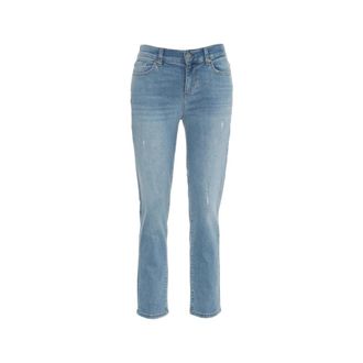 Liu Jo Blaue Distressed Slim Fit Stretch Jeans - - Jeans - Damen - Blau - W28