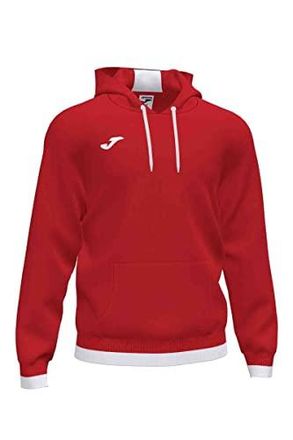 Joma 2XL Sweat à Capuche Confort II, Unisexe, Adulte, Rouge - Blanc
