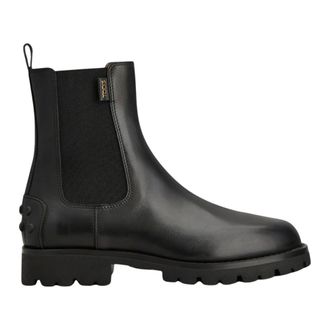 Tod's Bottine Chelsea en cuir - Femme - Chaussures - Noir - Taille: 38 EU