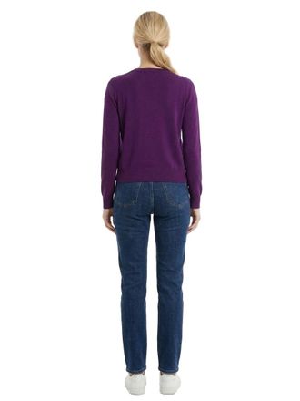Dolce & Gabbana Womens Purple Cashmere Cardigan Clothing