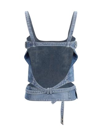 Diesel Womens De Sayra Top 01 Cotton; Polyester