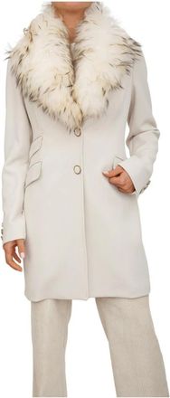 Kocca Femme, Manteaux, Blanc, Taille: 44 FR Cappotto