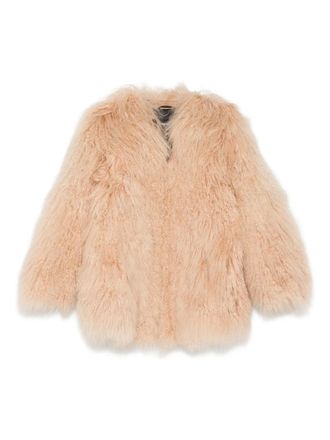 Numerootto manteau Robyn en fourrure - Tons neutres