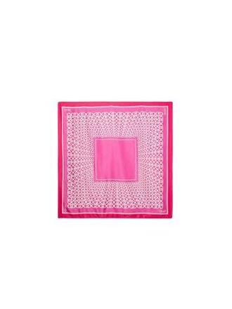 Liu Jo Liu Jo ECS FOULARD LOGO Filet rose 00021 Fuchsia 90 x 90 cm, rose