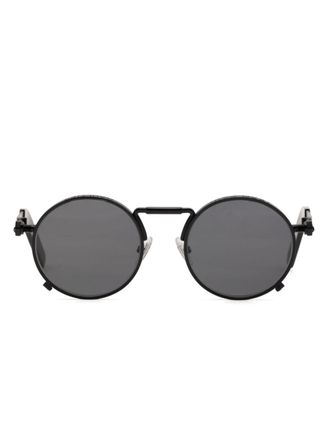 Jean Paul Gaultier lunettes de soleil 56-8171 &agrave; monture ronde - Noir