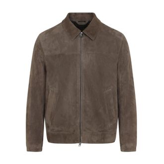 Brioni Blouson mit Hemdkragen - - Jackets - Herren - Braun - XL