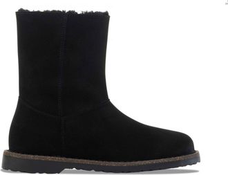 Birkenstock Damenschuhe Uppsala Stiefeletten, Uppsala Zip Shearling Black, 39 EU