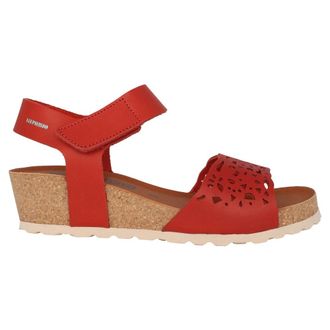 Mephisto Femme, Chaussures, Rouge, Taille: 36 EU Sandale Compensée Raphaela Rouge