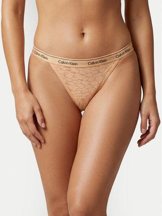 Calvin Klein Klassischer Damenslip LV00QD5213 Beige