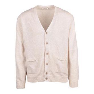 Wool & Co Cardigan - - Knitwear - Herren - Beige - M