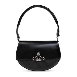 Vivienne Westwood Leder-Schultertasche - - Bags - Damen - Schwarzk - ONE SIZE