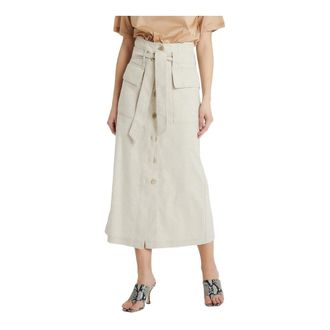 Erika Cavallini Semi Couture Midi -R&ouml;cke - - Skirts - Damen - Beige - S