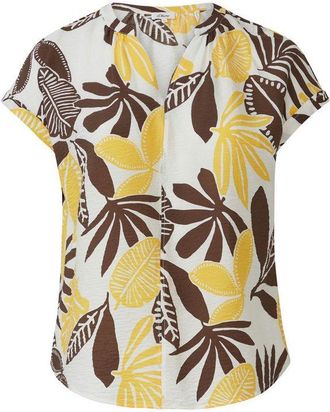 s.Oliver Blusentop Bluse Strukturierte Bluse mit Raff-Details