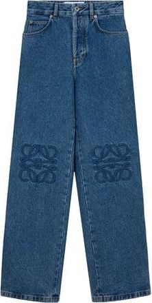 Loewe Jean baggy Anagram en coton mélangé