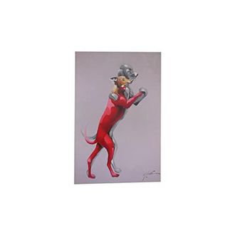 Biscottini International Modernes Bild Wohnzimmer 61x2x91 cm | Bild auf Leinwand | Schlafzimmer Gemälde | Vintage-Gemälde | Küchenbilder