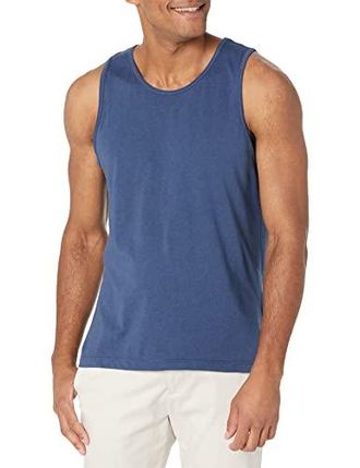 Amazon Essentials Débardeur Coupe Ajustée Homme, Bleu Chiné, XXL