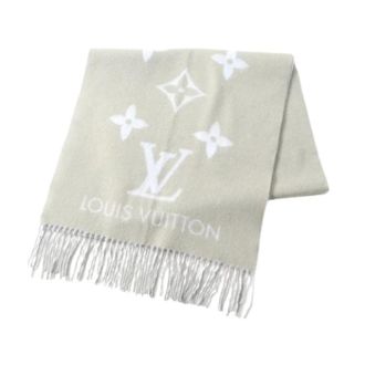 Louis Vuitton Pre-owned Vintage Cashmere Scarf - Femme - Pre-owned - Gris - Taille: ONE Size