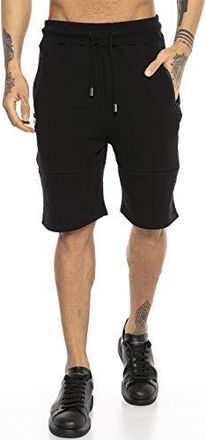 Red Bridge Short en Coton avec Poches latérales pour Hommes Noir, Taille XL