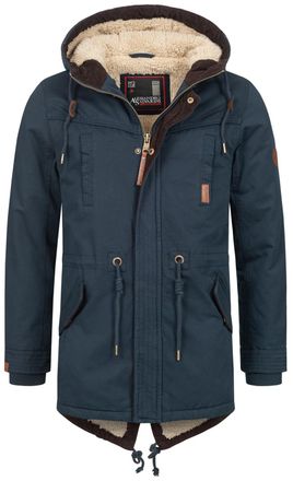 Alessandro Salvarini Winterjacke ALESSANDRO SALVARINI ASMenara, Herren, Gr. XXL (56), blau (navy), Obermaterial: 100% Baumwolle. Innenseite: 100% Polyester. Wattierung: 10