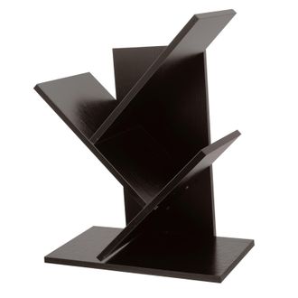 Soimiss Baum Bücherregal Schallplattenständer Tisch Schreibtisch Holzregal Kompakt Robust Platzsparend Für Büro Zuhause Klassenzimmer