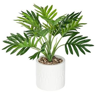 Atmosphera Atmosphera - Palmier Artificiel Etnik - Pot en Ciment - H29 cm